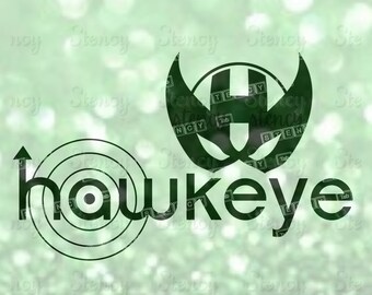 Hawkeye Silhouette | Etsy