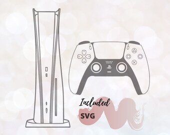 Playstation 5 Controller Svg - Etsy