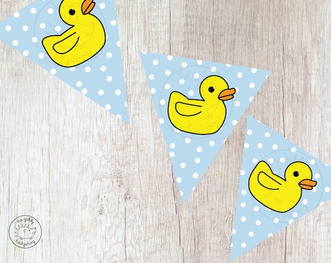 Custom Duck Banner, Rubber Duck Theme, Duck Decorations, Duck Birthday ...