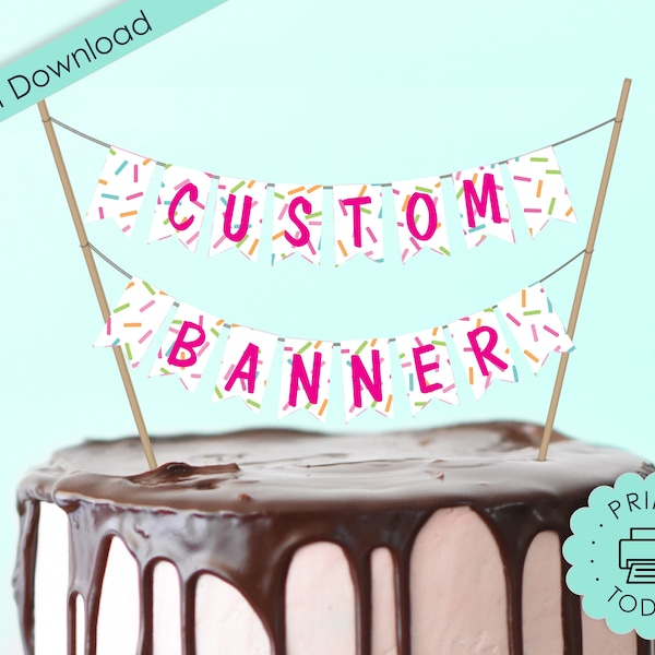 Cake Banner - Etsy