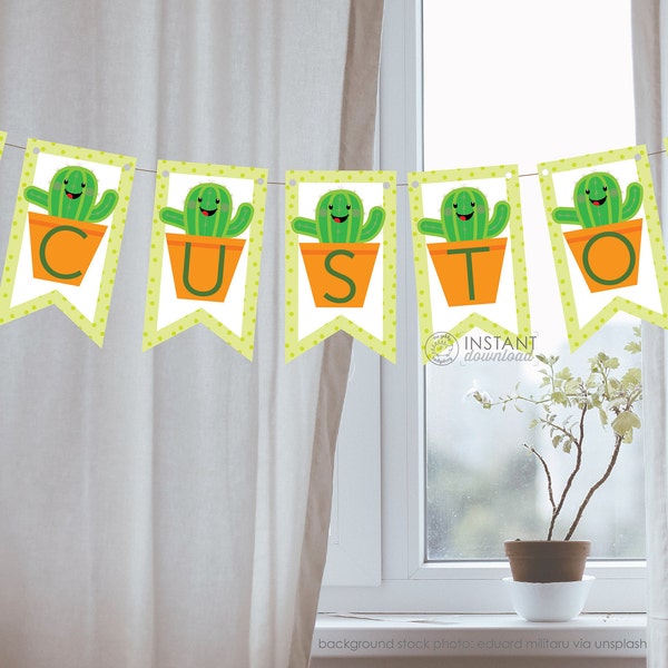 Cactus Party Decorations - Etsy