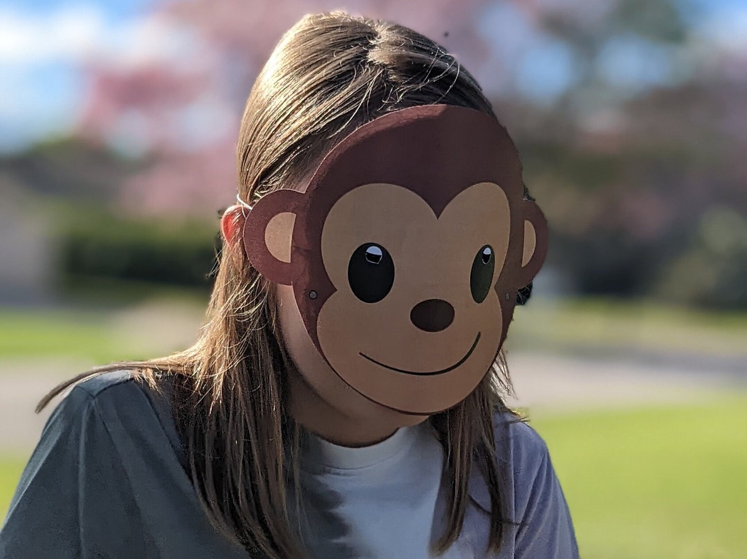 DIY Printable Monkey Masks Halloween Costume Girl Monkey Mask - Etsy