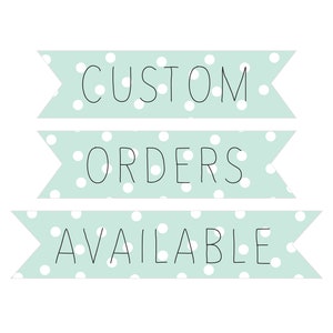 Blue Cake Topper Banner DIY Printable Custom Personalized Cake - Etsy