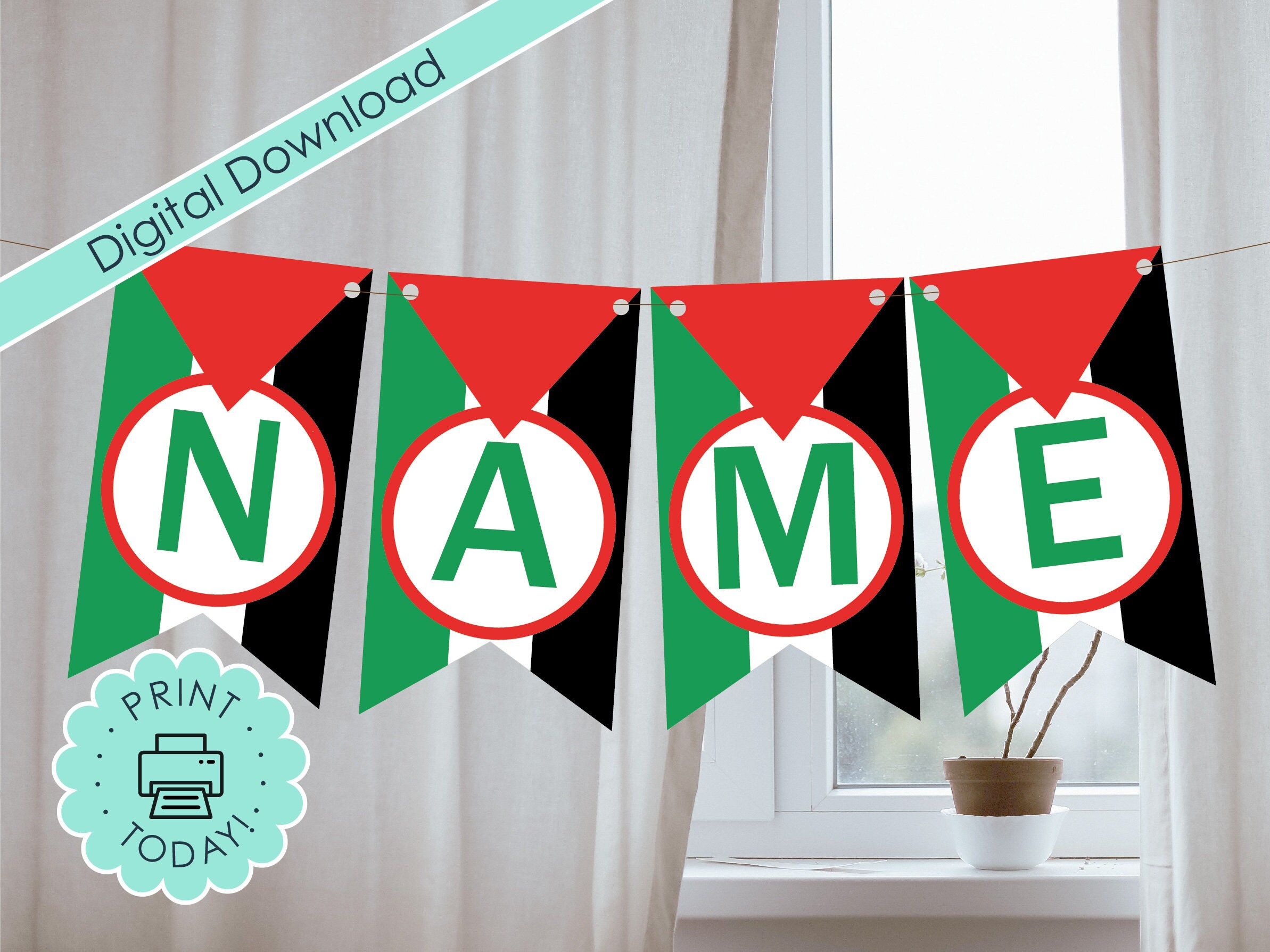Banner Palestinian Flag Custom Palestine Sign Countries of the World ...