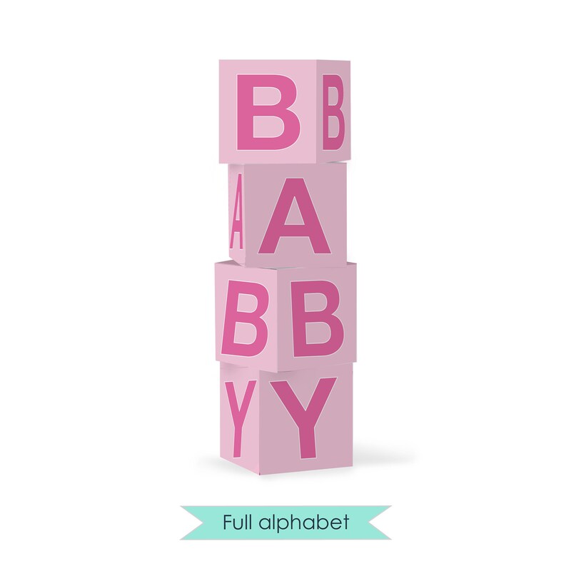 Baby Blocks Printable - Etsy