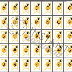 DIY Printable Banner Custom Bumble Bee Party Decorations Party Supplies ...