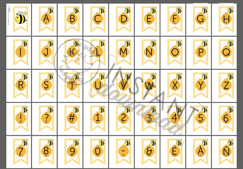 DIY Printable Banner Custom Bumble Bee Party Decorations Party - Etsy