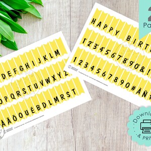 Buy Yellow Cake Topper Banner DIY Printable SVG Custom Personalized ...