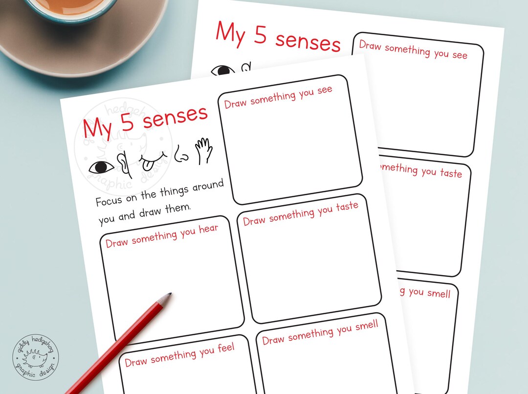 DIY Printable Kids Worksheet Relaxation Anxiety Stress Management ...