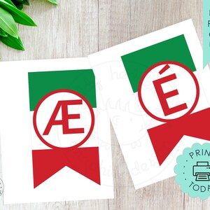 DIY Printable Banner Italian Flag Italy Sign Countries of the World ...