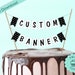 Printable DIY Banner Personalized Cake Topper Customizable Graduation ...