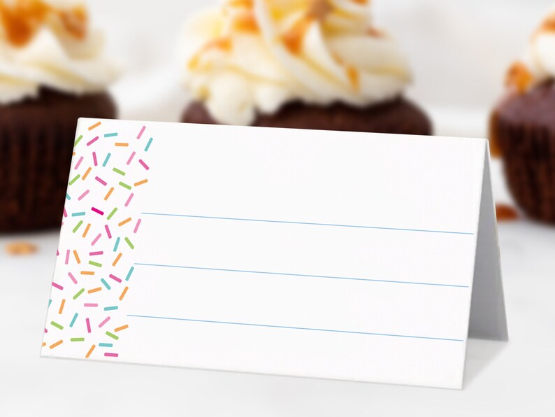 DIY Printable Food Cards Baby Sprinkle Allergy Form Sprinkles - Etsy