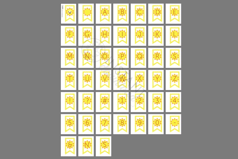 Printable DIY Banner Sunshine Birthday Party Yard Sign - Etsy