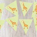 DIY Printable Giraffe Banner Photo Shoot Prop Birthday Sign Safari Zoo ...