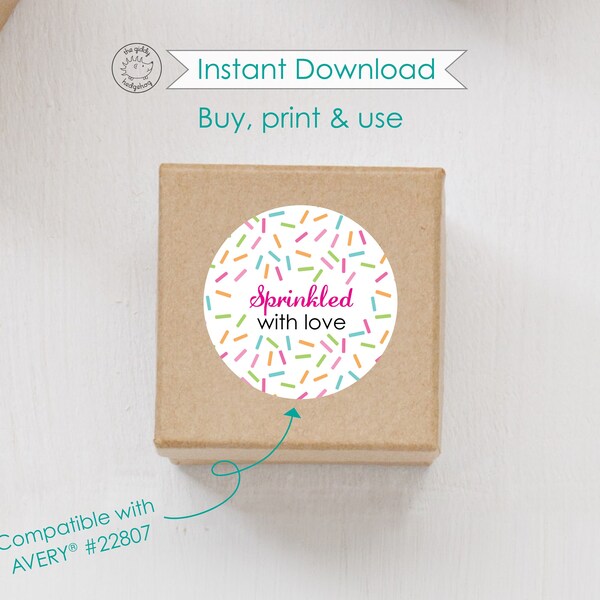 Avery 22807 Template - Etsy