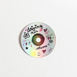 Burned CD / Driving Mix Y2K / 90s Holographic Sticker - Etsy