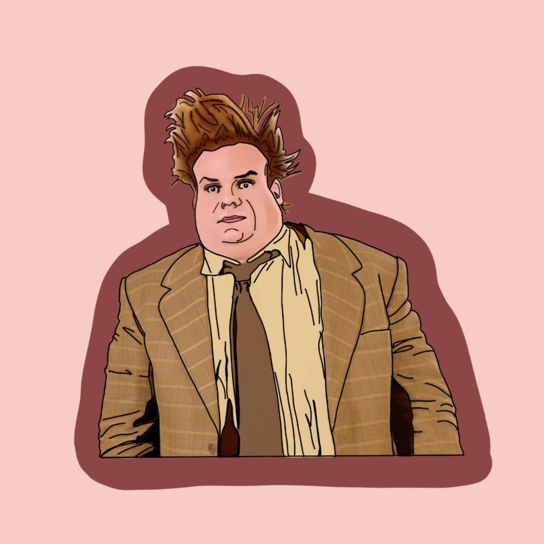 Tommy Boy Chris Farley Sticker 90s Movie Sticker - Etsy