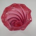 Vintage Fenton Cranberry Spiral Optic Opalescent Glass Vase Cranberry ...