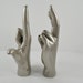 Silver Hand Figurines Sculpture Statue Hand Symbols Symbolic Hand ...