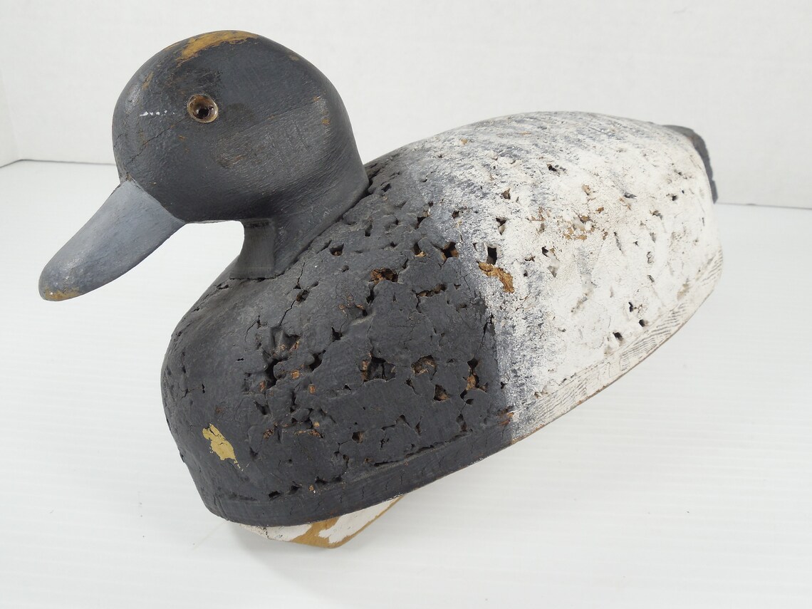 Vintage Working Scaup Bluebill Broadbill Duck Decoy Signed R. | Etsy