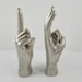 Silver Hand Figurines Sculpture Statue Hand Symbols Symbolic Hand ...