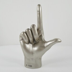 Silver Hand Figurines Sculpture Statue Hand Symbols Symbolic Hand ...