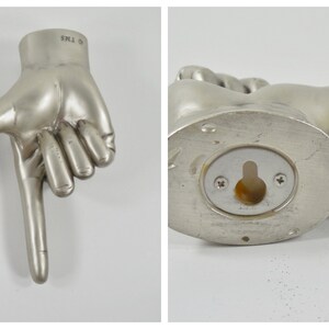 Silver Hand Figurines Sculpture Statue Hand Symbols Symbolic Hand ...
