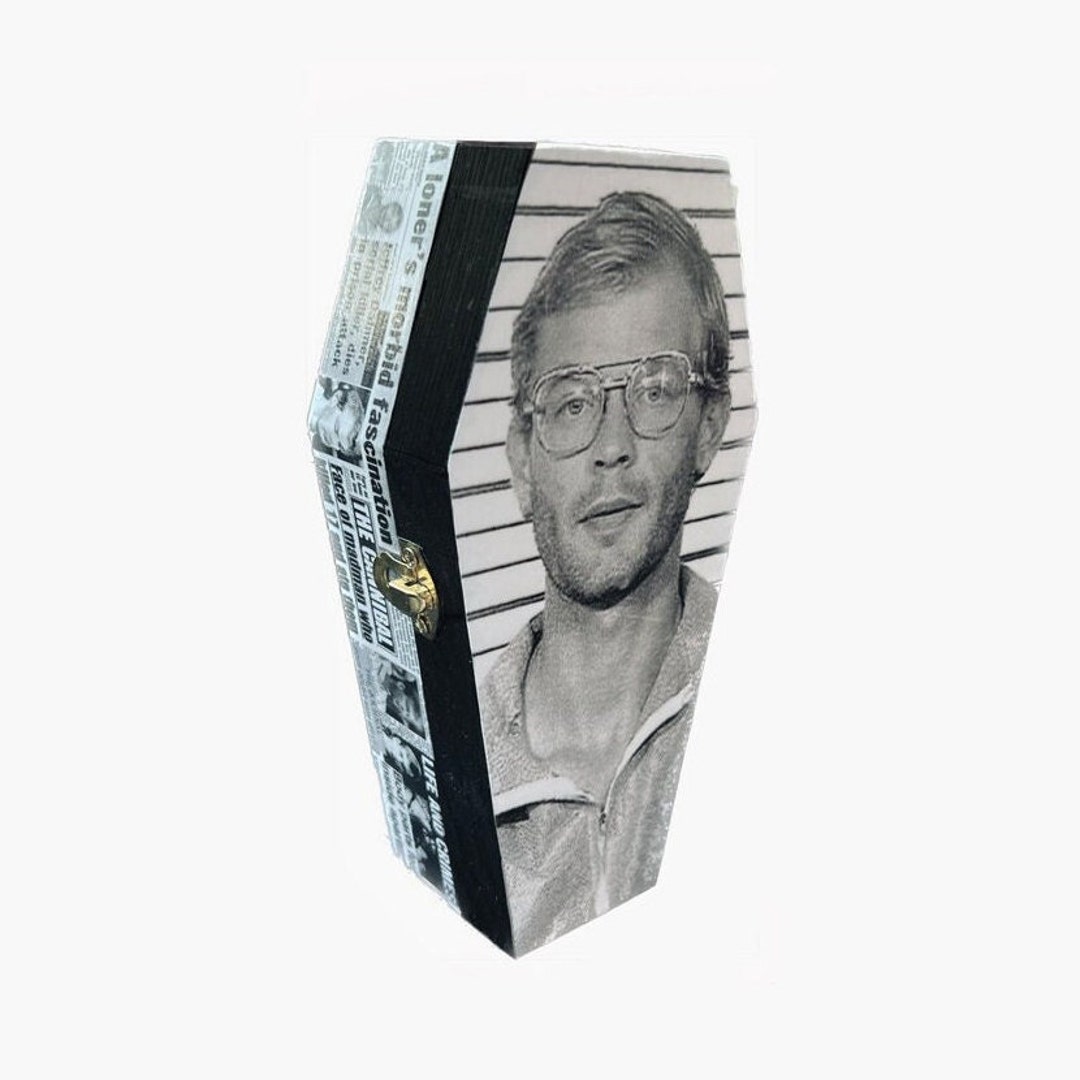Jeffrey Dahmer - Wood Coffin Keepsake Trinket Smoke Stash Box - True ...