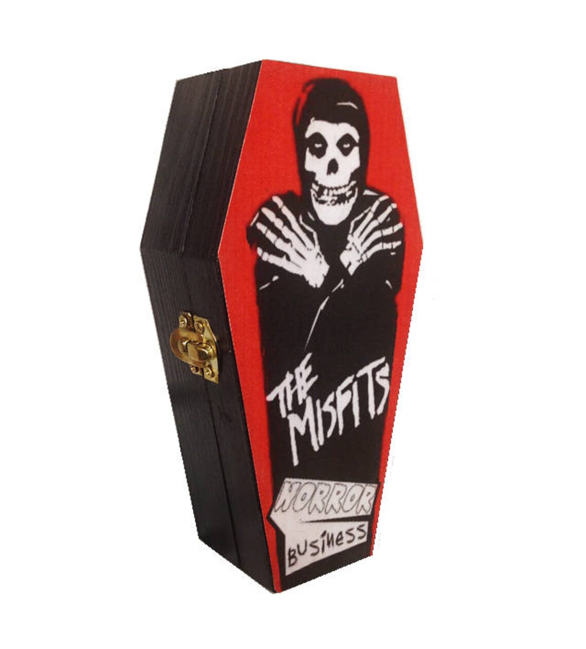 The Misfits 'blood Spatter' Wood Coffin Keepsake | Etsy