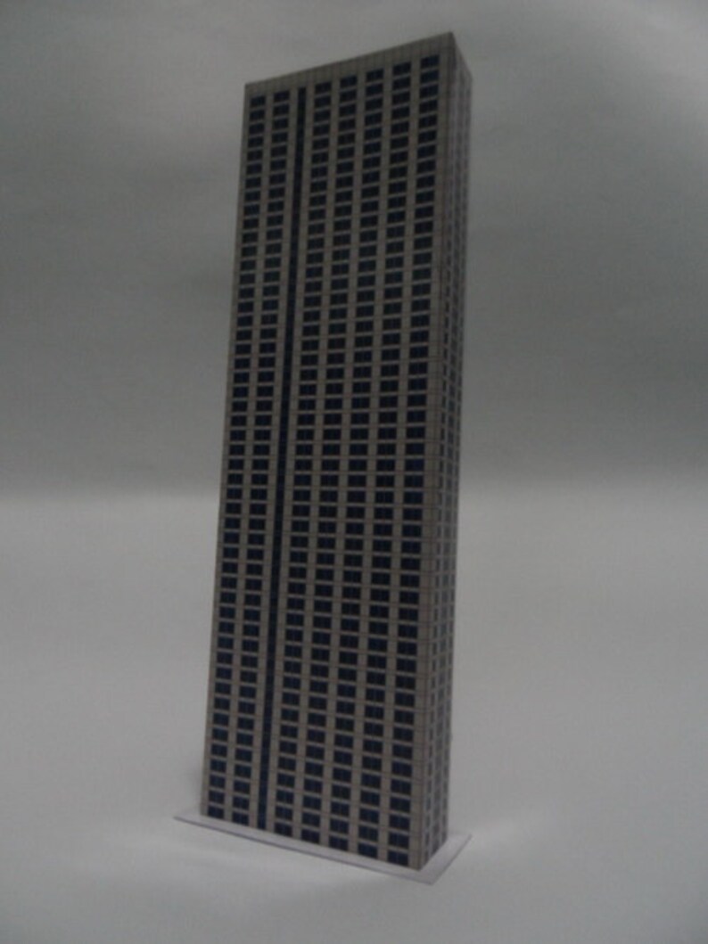 Paper Model of 50-storey Building files for Download - Etsy