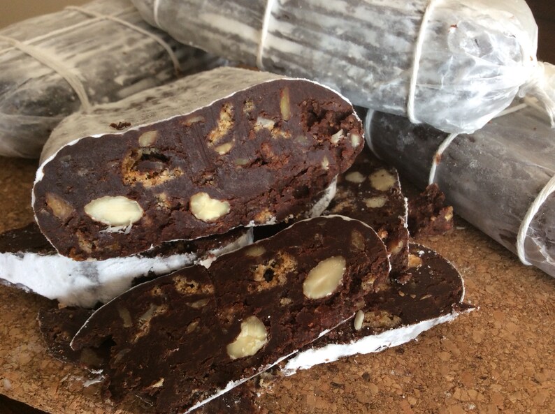 Chocolami Large Belgium Dark Chocolate With Amaretti Cookies | Etsy Canada