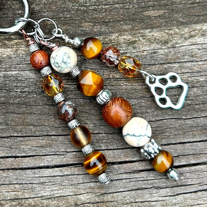 Beadable Keychain Dog - Etsy