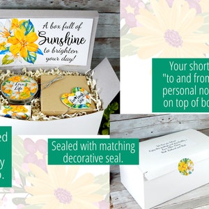 Sunshine Gift Box Sunshine Care Package Sending Sunshine - Etsy