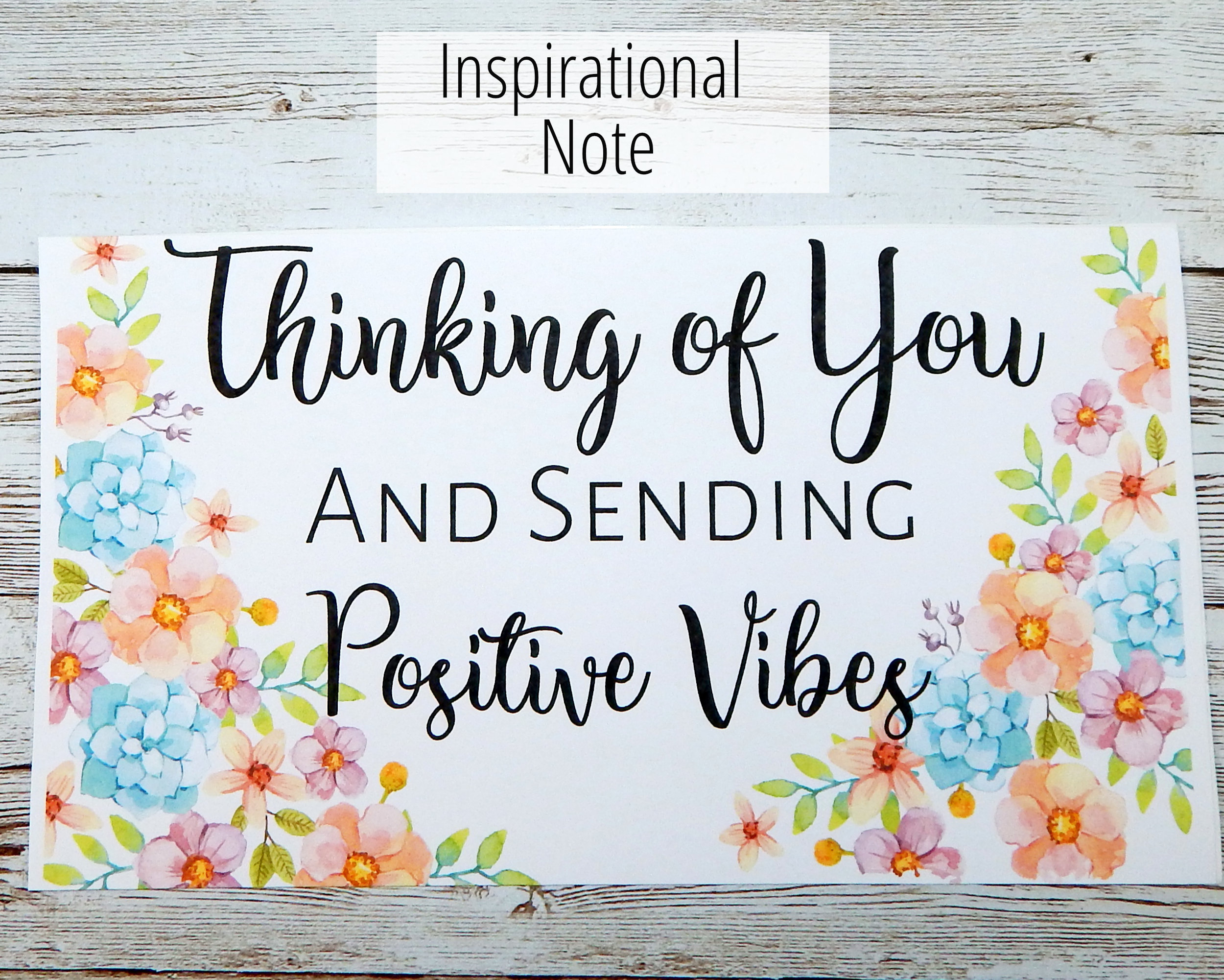 Sending Positive Thoughts