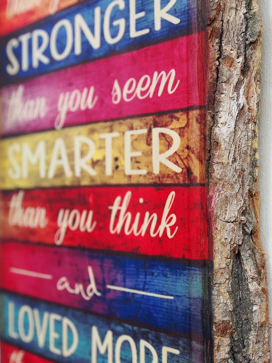 Rustic Wooden Sign With Saying Always Remember You Are - Etsy