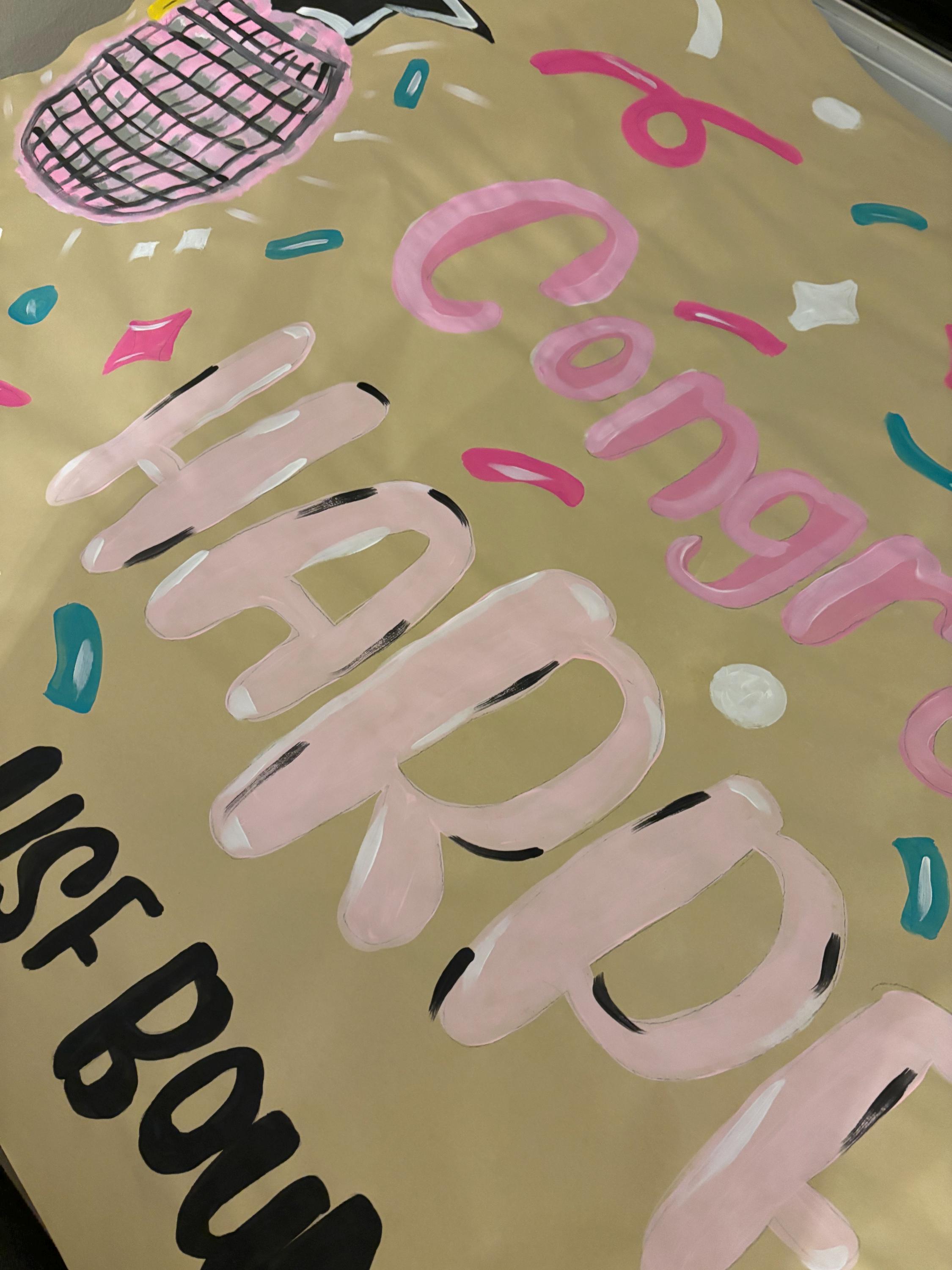 Graduation Party, Graduation Banner, Birthday Banner, Kraft Paper ...