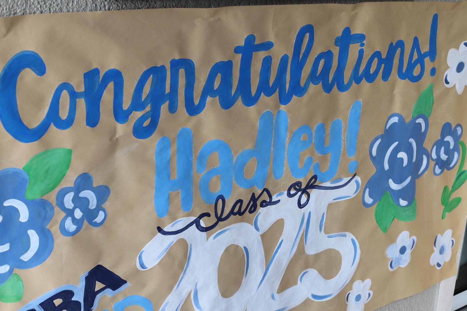 Kraft Paper Banner, Butcher Sign, Birthday Banner, Banner, Graduation ...