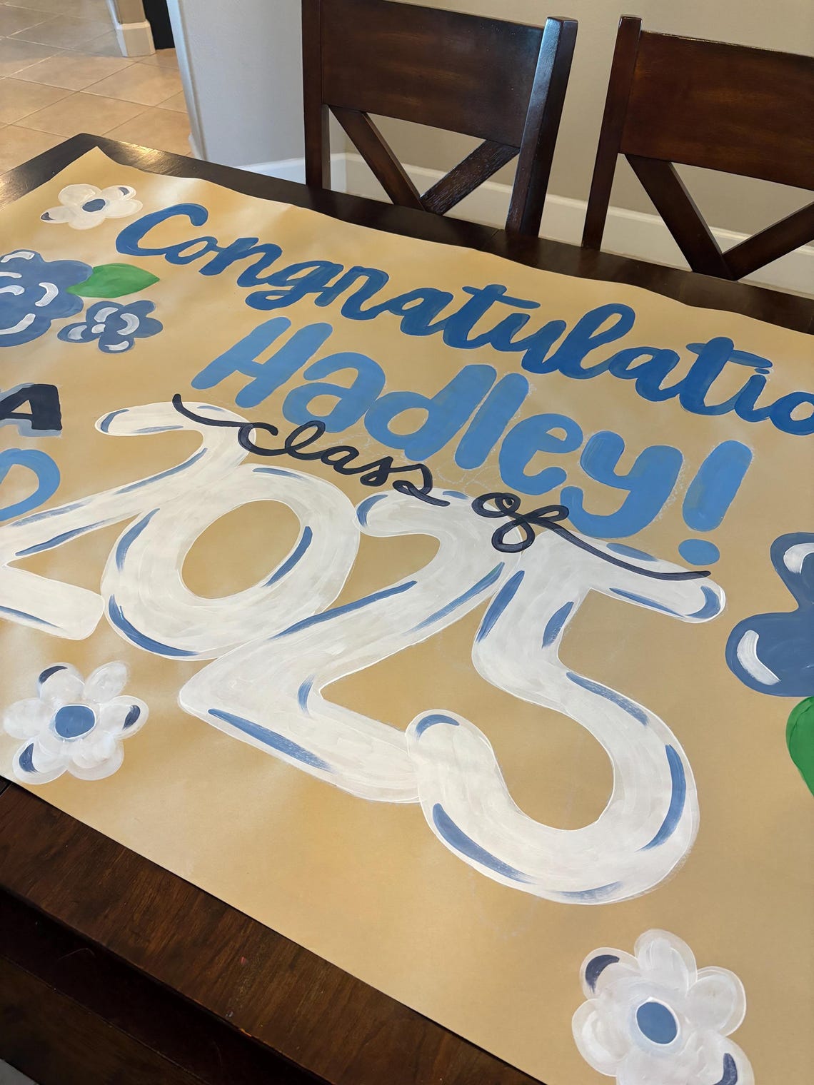 Kraft Paper Banner, Butcher Sign, Birthday Banner, Banner, Graduation ...