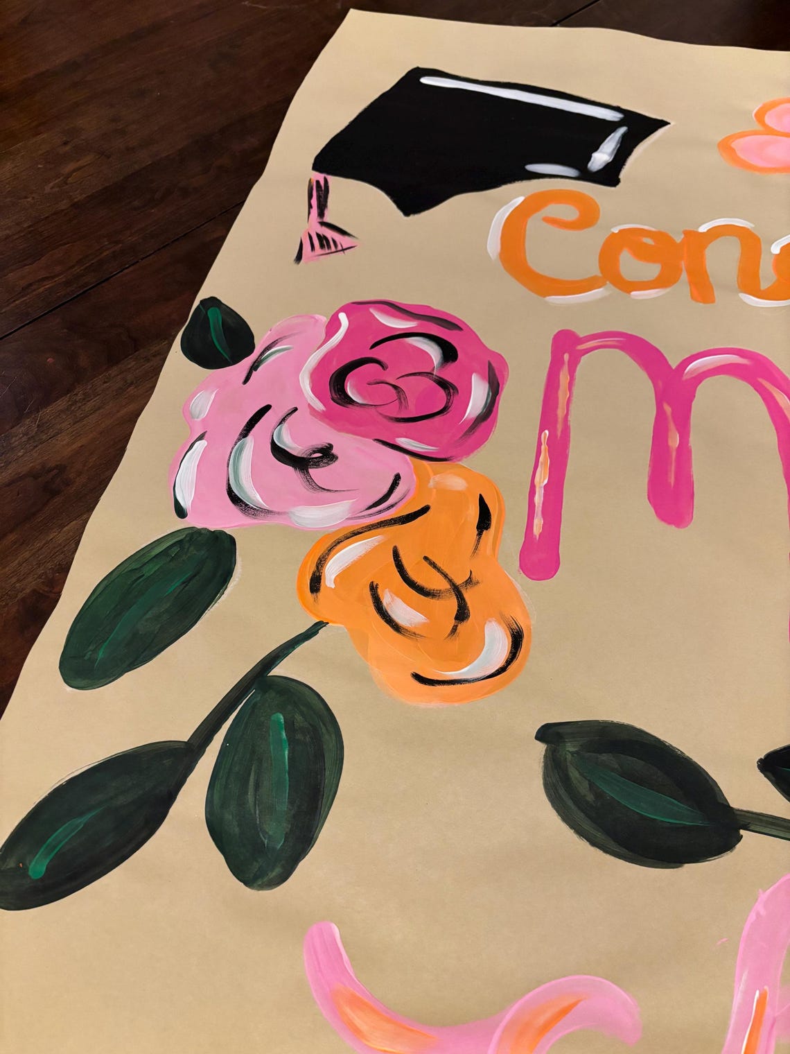 Graduation Banner, Kraft Paper Banner, Butcher Sign, Birthday Banner ...