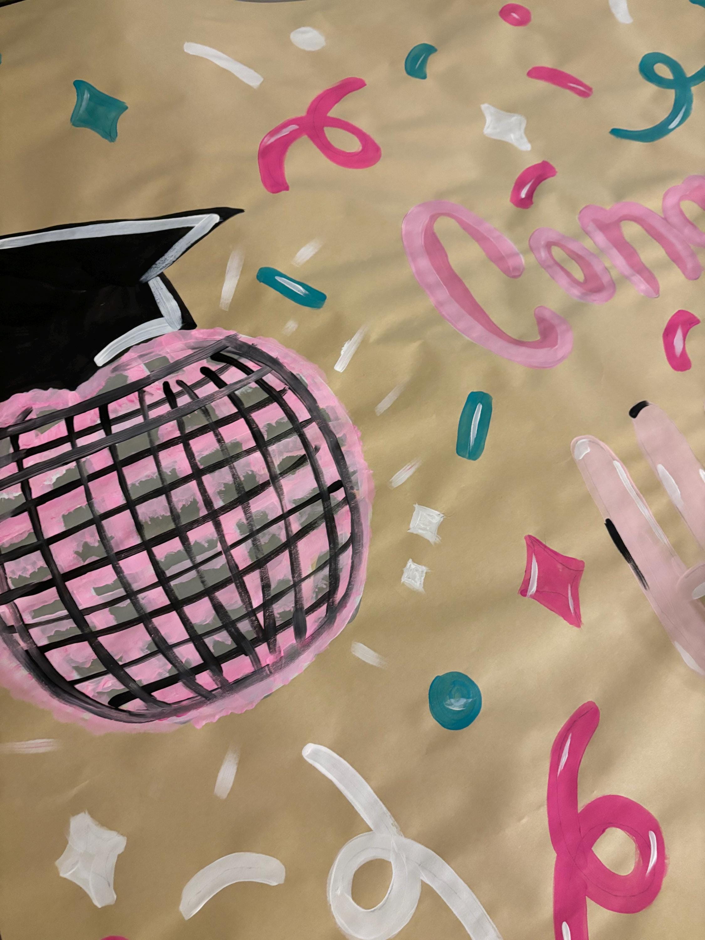 Graduation Party, Graduation Banner, Birthday Banner, Kraft Paper ...