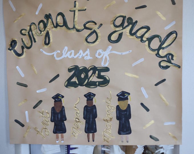 Graduation Gift, Graduation Banner, Graduation Party, Party Decorations ...