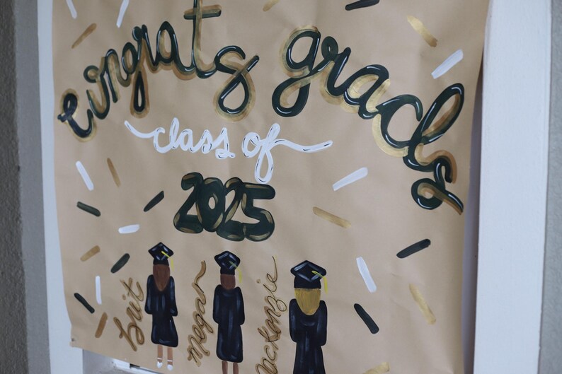 Graduation Banners, Graduation, Graduation Hand Painted Banners ...