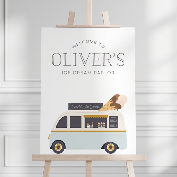Ice Cream Truck Sign - Etsy