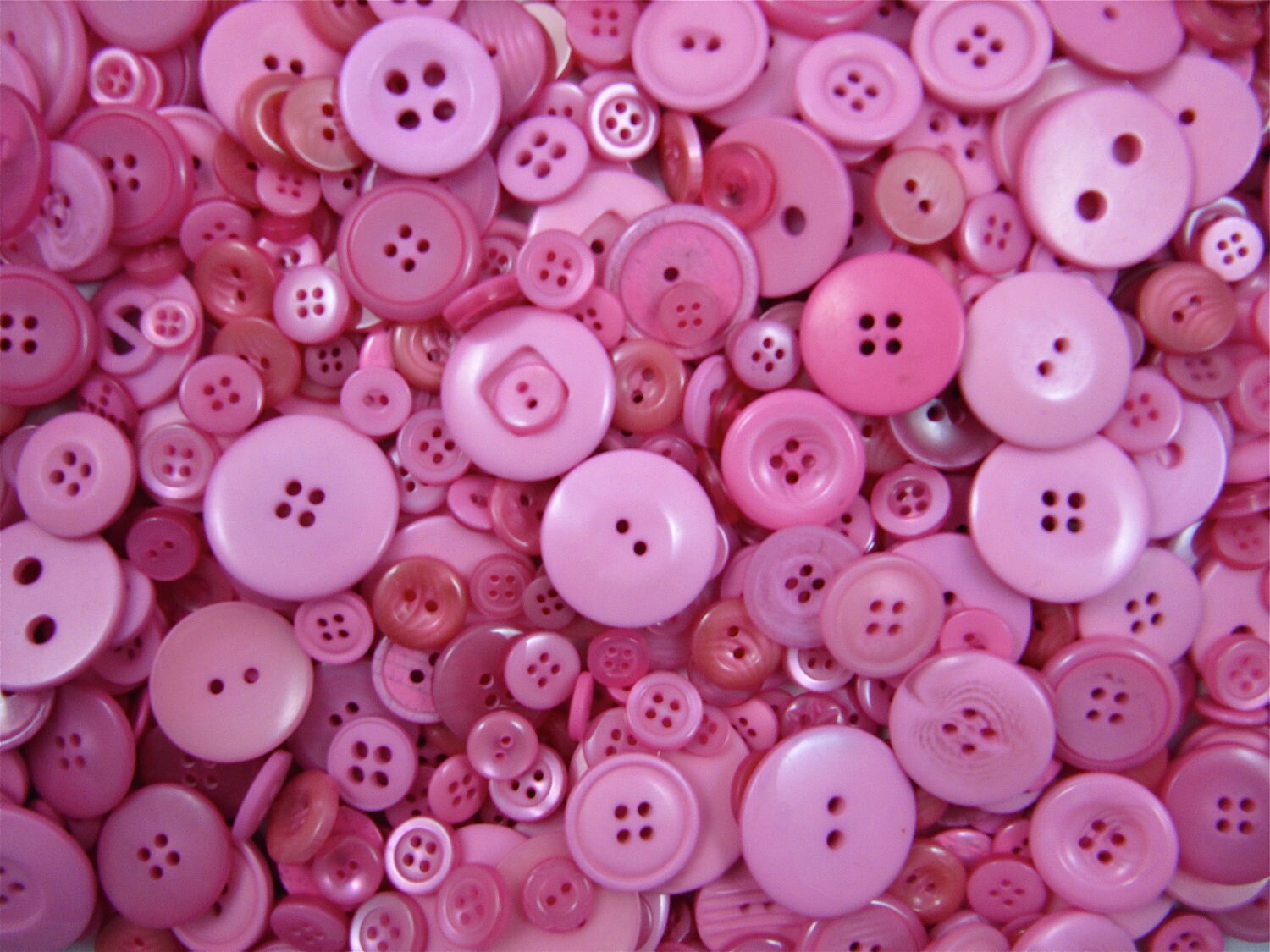 500g Pink Buttons Many Shapes Sizes Colours Styles and - Etsy