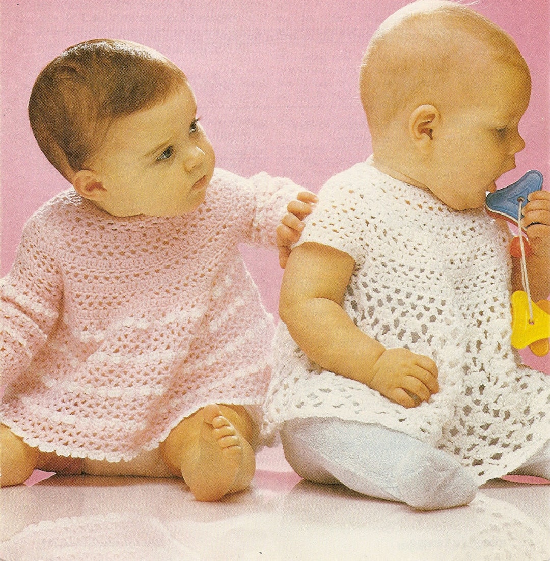 PDF Baby Crochet Pattern, Angel Tops, 4 Ply, 46-51 Cm, 18-20", PDF ...