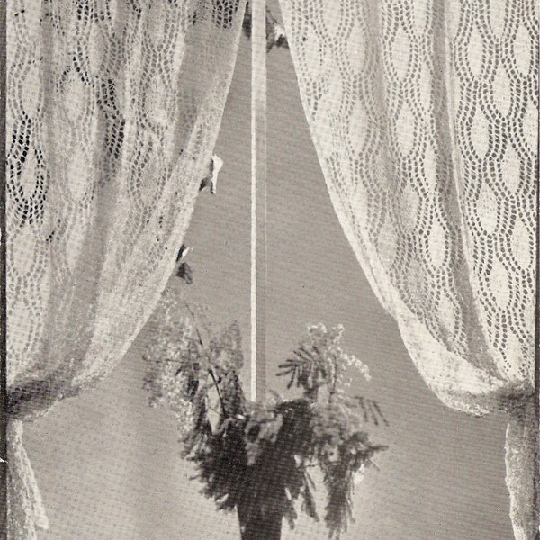 Knit Curtains - Etsy