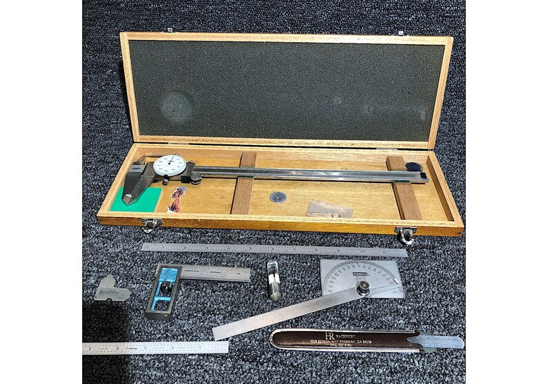 Precision Machinist Measuring Tools Dial Calipers Wooden Box - Etsy