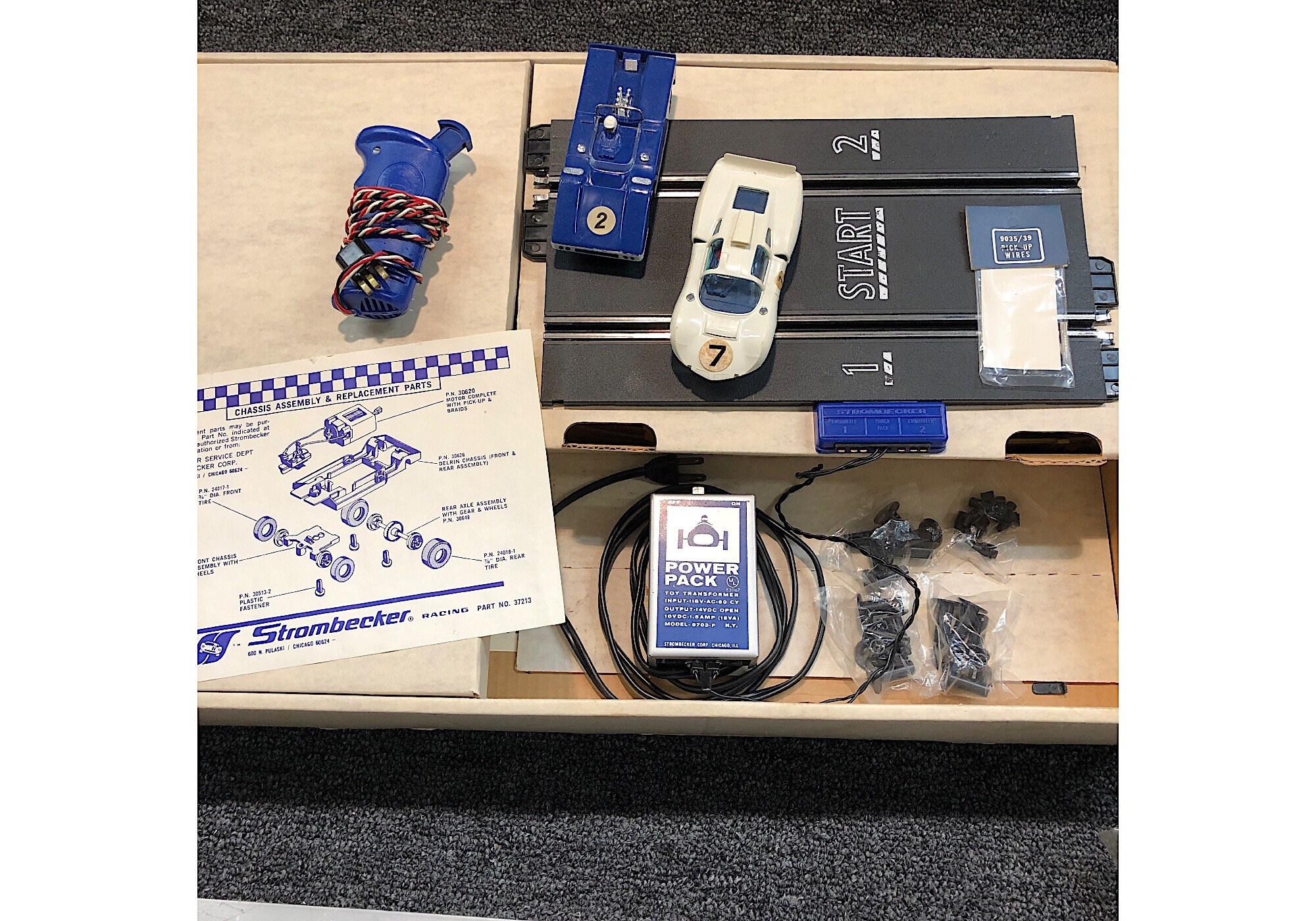 Strombecker Can-am Model Road Race Set 1/32 Scale 100% Complete - Etsy