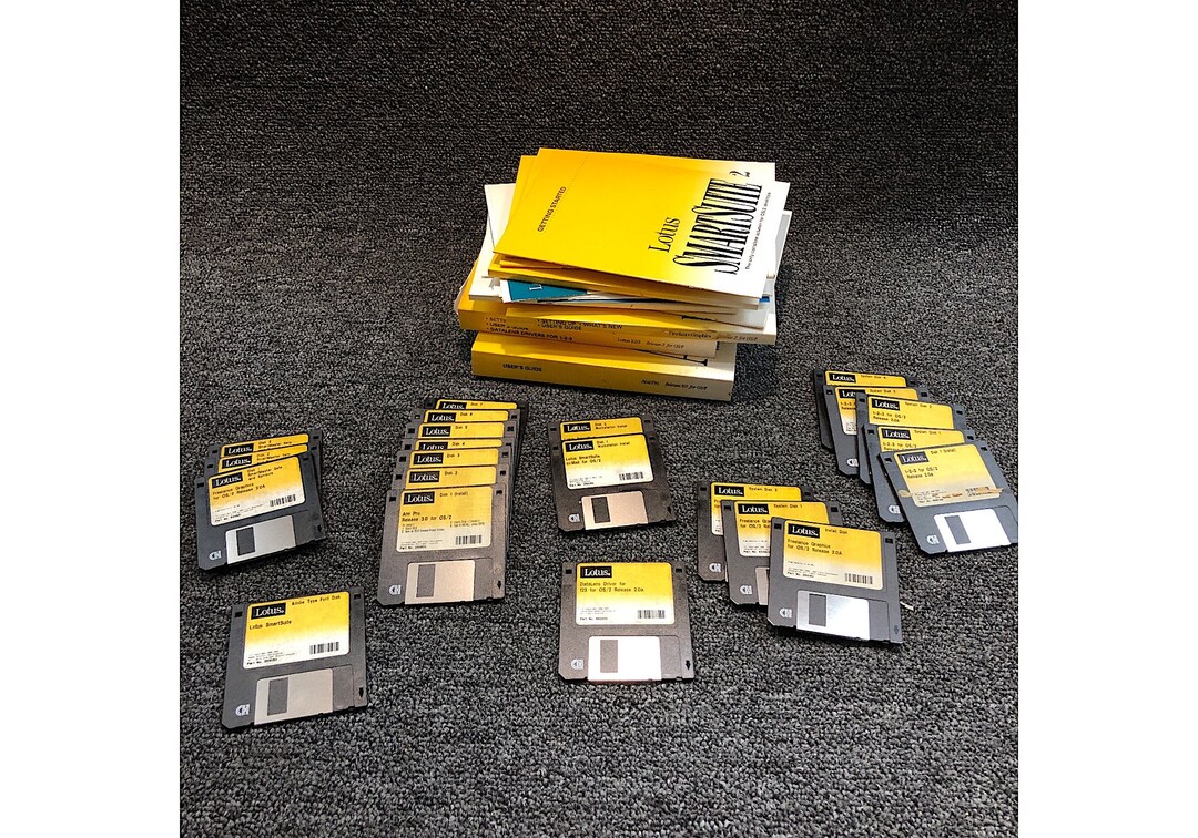 Lotus Smartsuite Ver 2.0A Office Suite IBM PC Lotus Corp Vintage ...