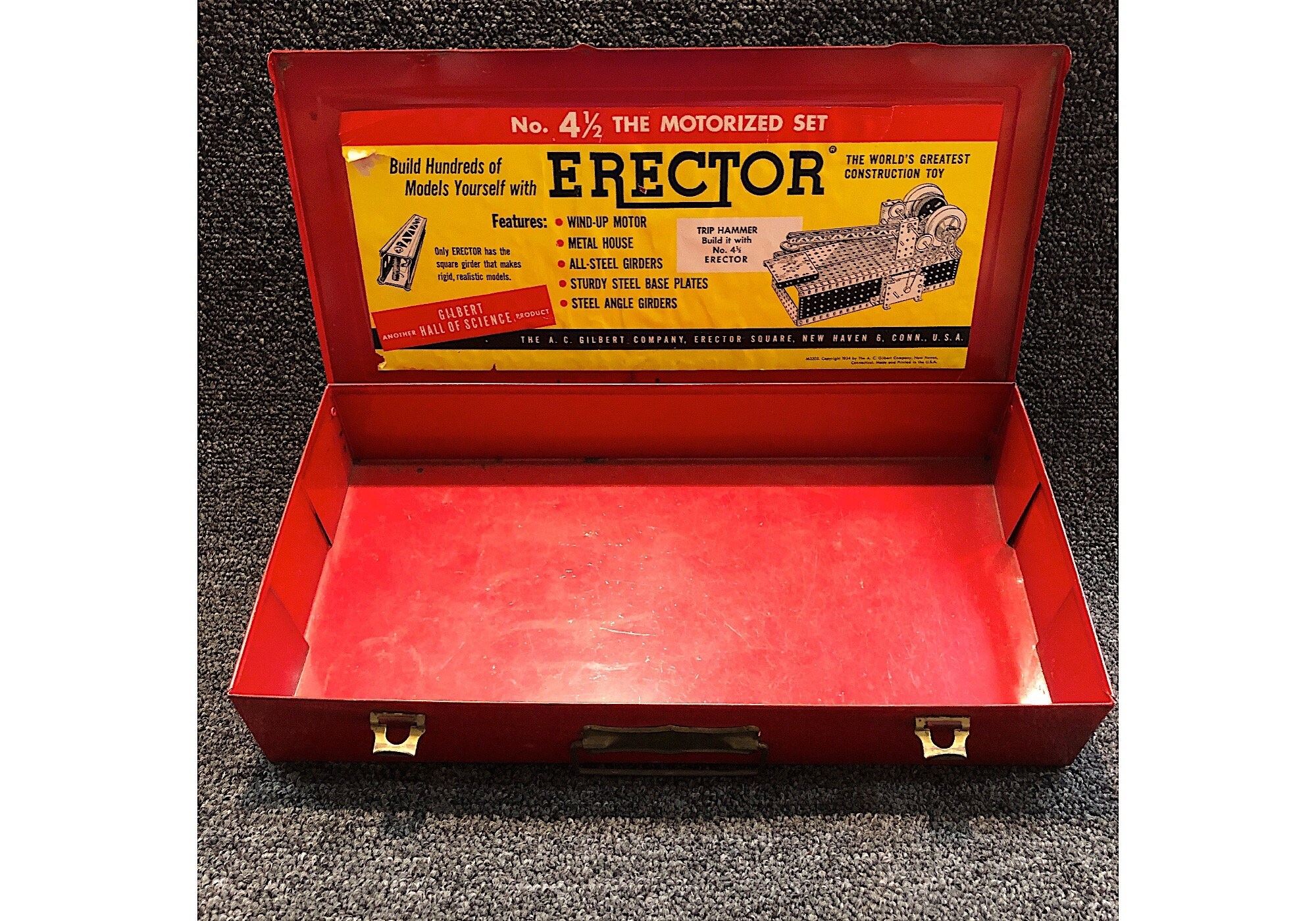 AC Gilbert Erector Set No 4-1/2 Box Only - Etsy